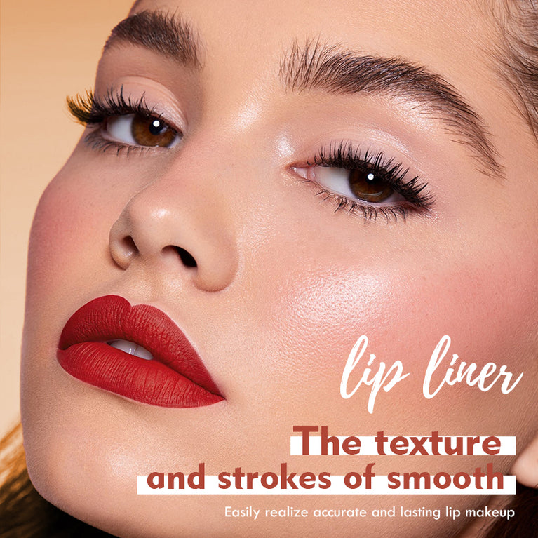 Precision pout lip liner kit 12 colors – Pudaier Cosmetics