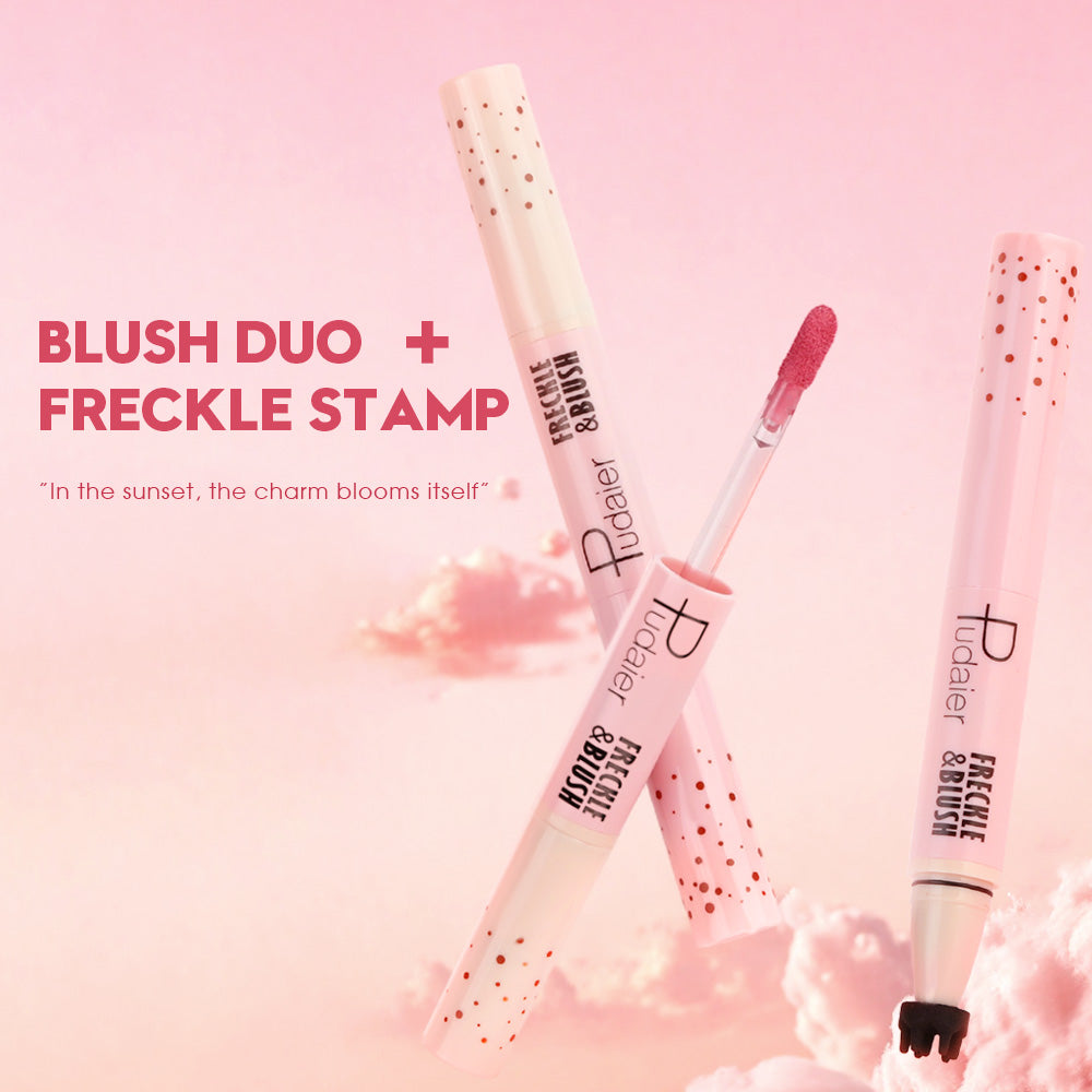 Faux freckles pen & blush Duo – Pudaier Cosmetics