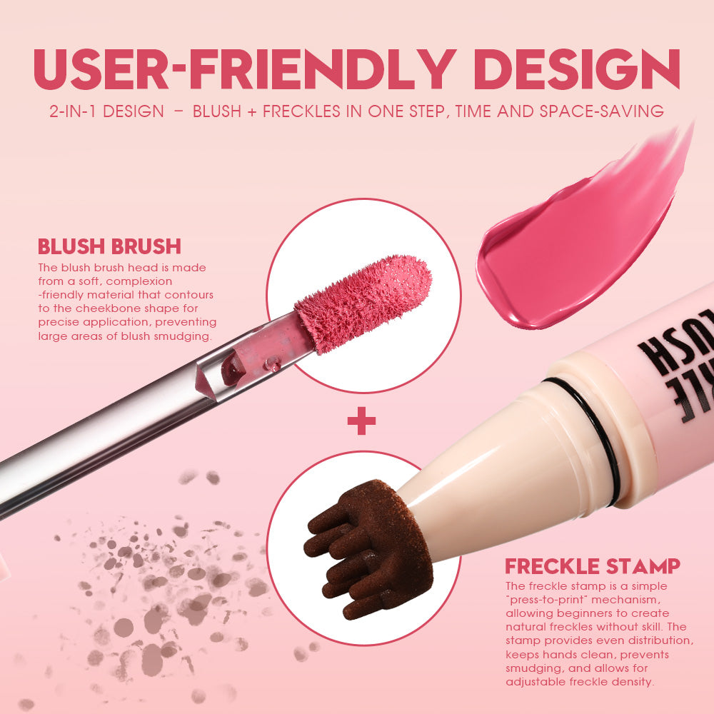 Faux freckles pen & blush Duo – Pudaier Cosmetics