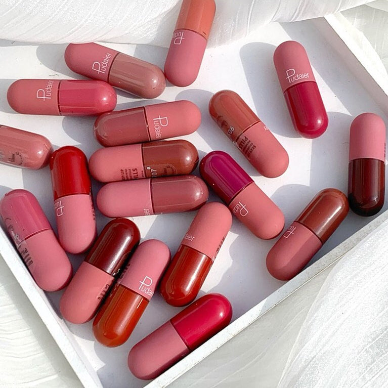 Mini Capsule Matte Liquid Lipstick – Pudaier Cosmetics